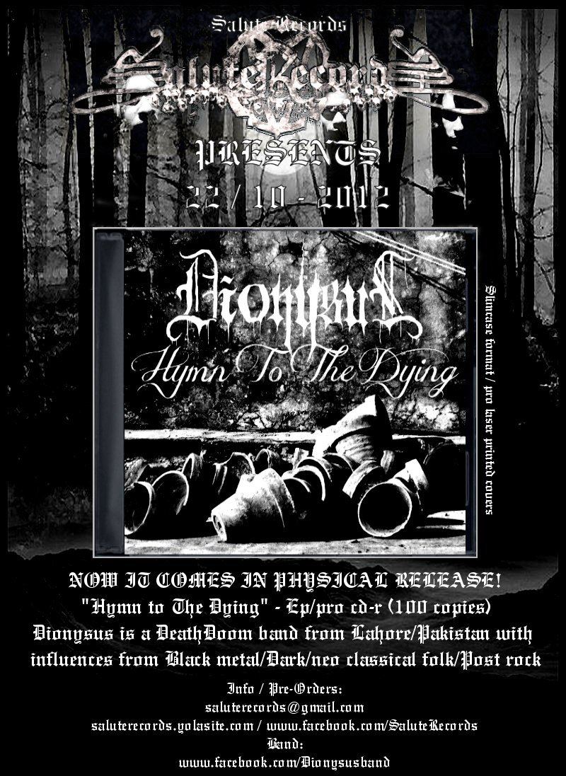 Dionysus signed to Salute records, announce ‘Hymn To The Dying ...